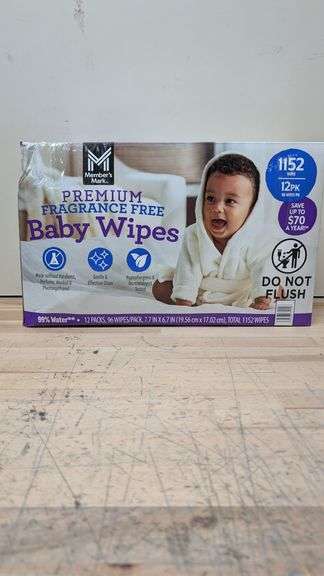 Members Mark Premium Fragrance Free Baby Wipes | Open Box - Rio Grande ...