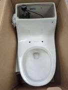 Glacier Bay McClure 12 in. Rough In One-Piece 1.28 GPF Single Flush ...