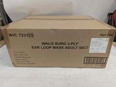 20pk Case Walgreens Surgical 3-ply Ear Loop Mask Adult 50ct | Like New ...