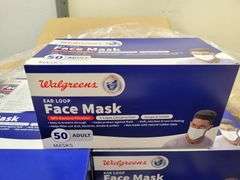 Walgreens 3-Ply Ear Loop 50 Ct. Face Mask 10 Pack | Like New - Rio ...