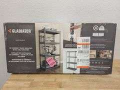 Gladiator 4-Tier Steel Garage Storage Shelving Unit with EZ Connect (30 in. W x 60 in. H x 15 in ...