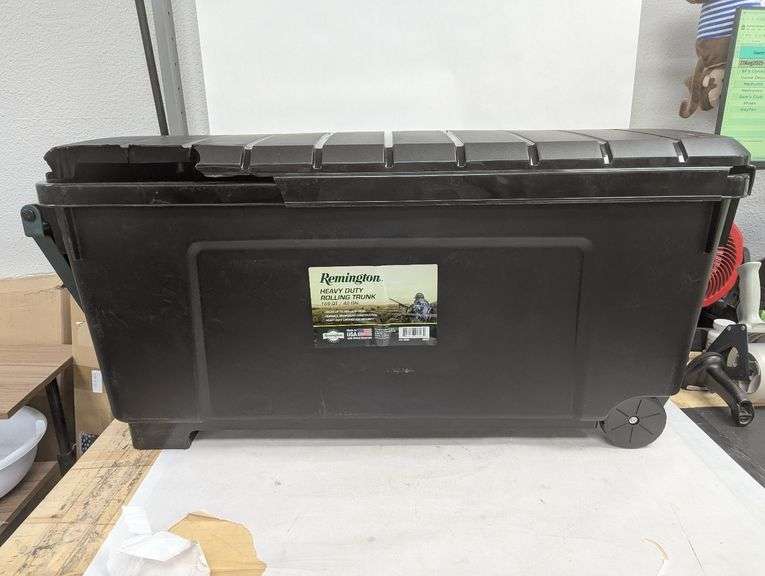 Remington Heavy Duty Rolling Trunk | Open Box | (See Condition Notes ...