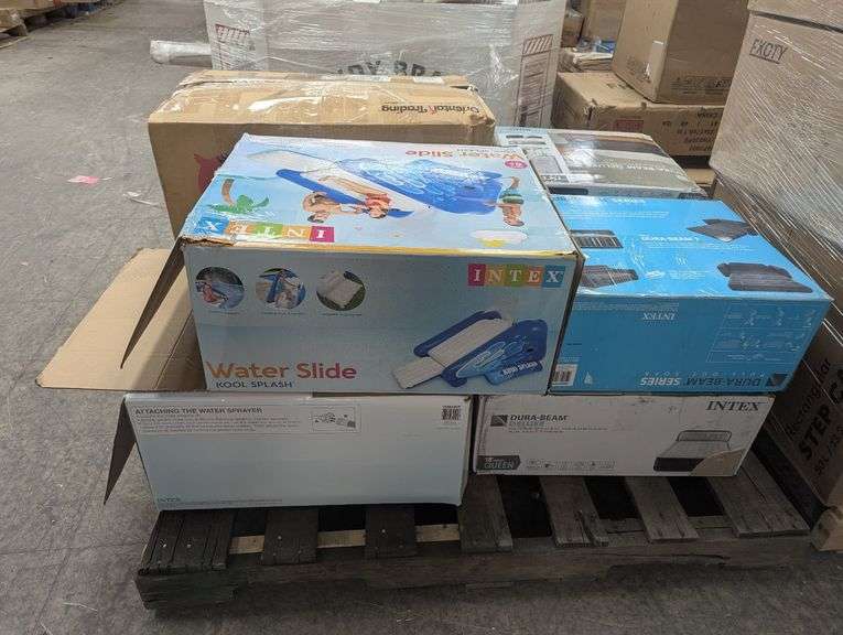 Pallet Of Various Intex Inflatables | Open Box - Rio Grande Trade