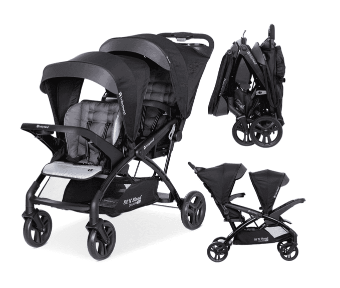 Baby Trend Sit N' Stand Double Stroller & Travel System for Babies ...