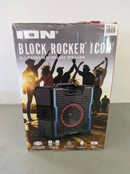 ION Block Rocker Icon All-Terrain Wireless Speaker | Open Box | (See ...