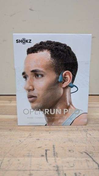 SHOKZ Open Run Pro Bone Conduction Sport Headphones | Open Box - Rio ...