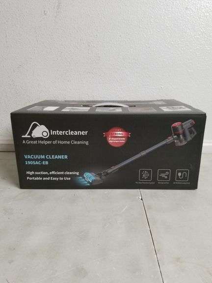 INTERCLEANER Vacuum Cleaner, 18.7ft Power Cord, | Open Box - Rio Grande ...