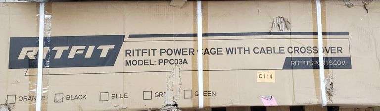 RitFit Power Cage With Cable Crossover | Open Box - Rio Grande Trade