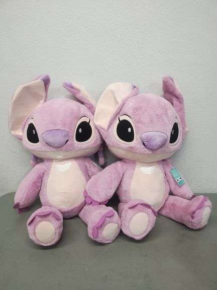 Disney Lilo & Stitch Stuffed Angel Plushie, Set Of 2 | Open Box - Rio ...