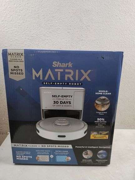 Shark Matrix Clean Self Empty Robot W/ Base | Open Box - Rio Grande Trade
