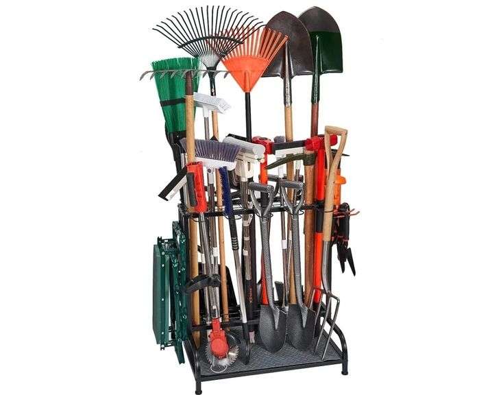 Kingarage Garden Tool Organizer Black | Open Box - Rio Grande Trade