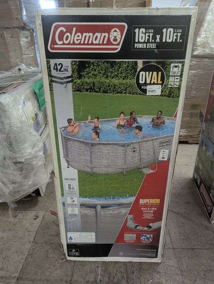Coleman 16ftx10ftx42'' Oval Pool | Open Box - Rio Grande Trade