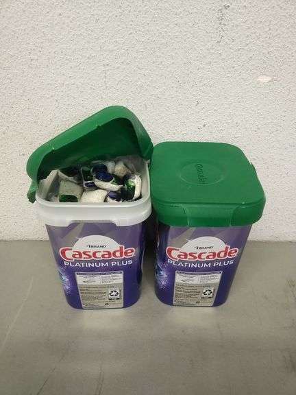 Cascade Platinum Plus Dish Washer Detergent Pods, 82/Pack, Set Of 2 ...
