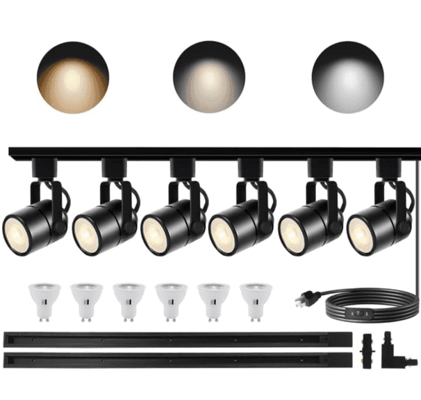 Dimmable LED Track Lighting Heads Kit | Open Box - Rio Grande Trade