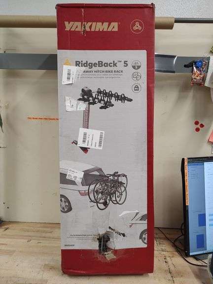 YAKIMA RidgeBack 5 Tilt-Away Hitch-Mounted Bike Rack, 1.25" / 2 ...