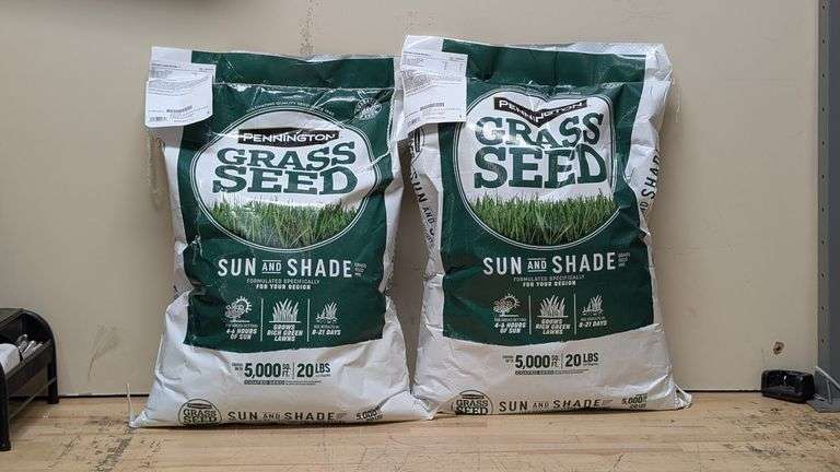 Pennington Select Sun & Shade Northern Grass Seed Mix 20 lbs. Set of 2 ...