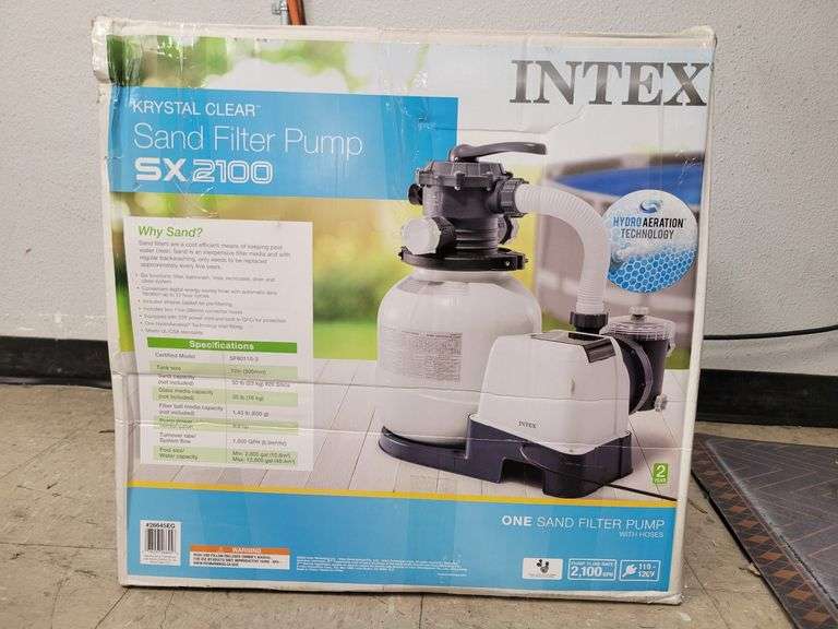 INTEX Sand Filter Pump SX2100 | Open Box - Rio Grande Trade
