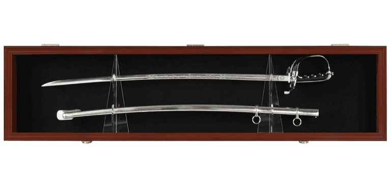 DISPLAYGIFTS Sword Display Case, Swords Not Included | Open Box - Rio ...