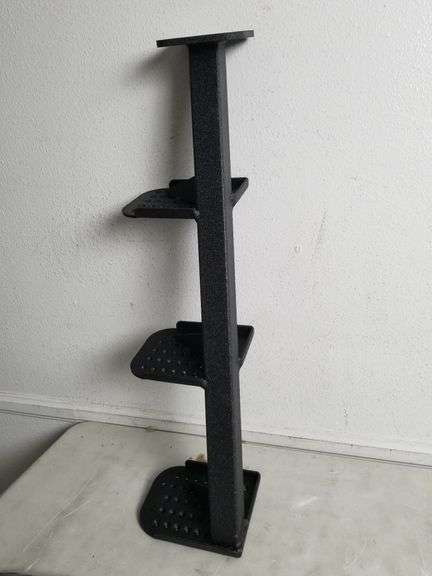 AUPAR Heavy Duty Boat Trailer Steps With Safety Grab Handle, 4 Steps ...