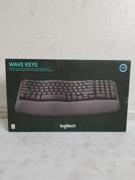 LOGITECH Wave Keys Wireless Ergonomic Keyboard | Open Box - Rio Grande ...