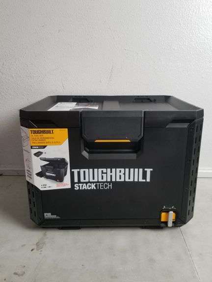TOUGHBUILT StackTech XL Tool Box 20"L x 16"H x 16"W | Open Box - Rio ...
