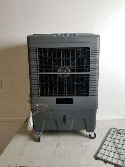 DIAL Indoor/Outdoor Portable Evaporative Air Conditioner 3-Speed Fan ...