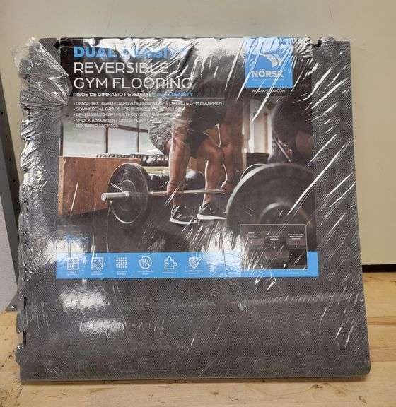 Norsk Dual Density Reversible Gym Flooring 4 Pieces | Open Box - Rio ...