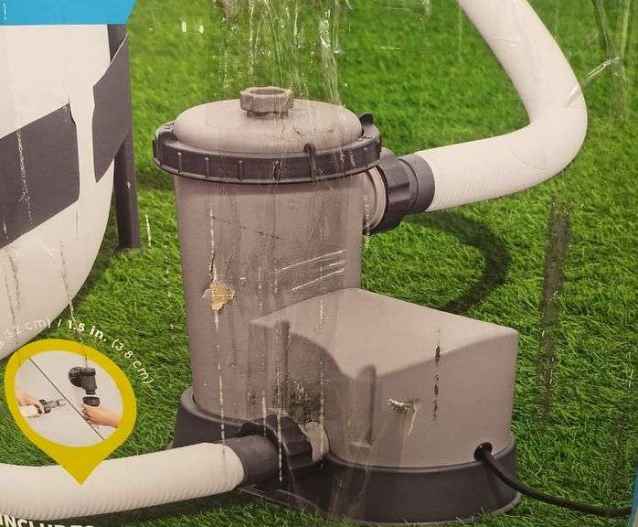 Bestway 1500 Gal Pool Filter Pump | Open Box | (See Condition Notes ...
