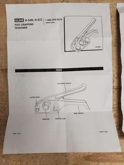 Uline Poly Strapping Tool | Open Box - Rio Grande Trade
