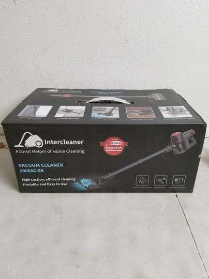 INTERCLEANER 1905AC-EB Vacuum Cleaner W 18.7FT Power Cord | Open Box ...