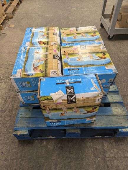 Pallet Of Members Mark Inflatable Family Pool | Open Box - Rio Grande Trade