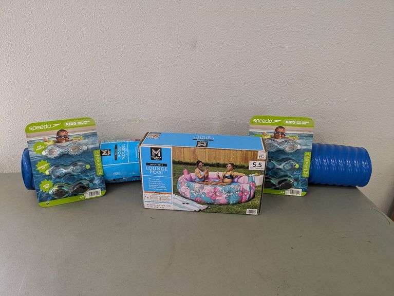 Swim BUNDLE - SPEEDO Kids Swim Goggles Set of 3 (2ct.), MEMBERS MARK ...