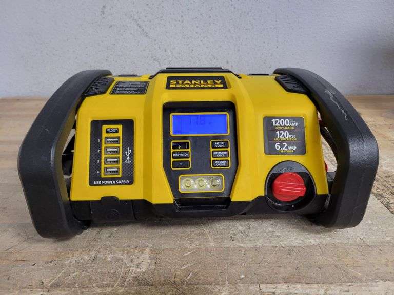 STANLEY FATMAX Jump Starter, USB Power, Air Compressor 12V | Open Box ...