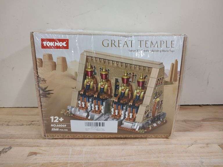 TOKMOC Great Temple Building Block Set, 2568pc | Like New | (See ...