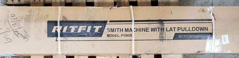 RitFit Smith Machine With LAT Pulldown | Open Box - Rio Grande Trade