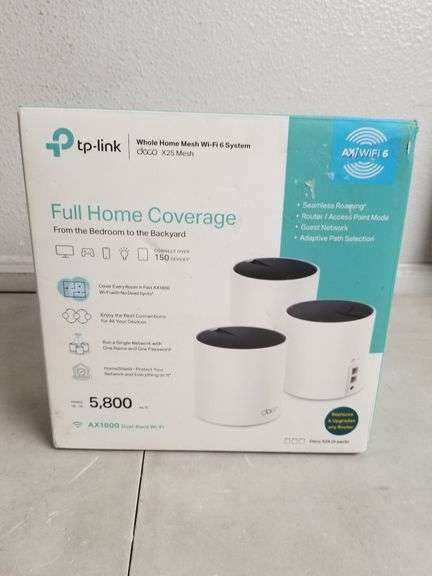 TP-LINK DECO X25 Whole Home Mesh Wi-Fi 6 System 3-Pack | Open Box - Rio ...