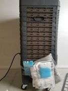 DIAL Indoor/Outdoor Portable Evaporative Air Conditioner 3-Speed Fan ...