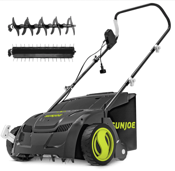 Sun Joe Electric Lawn Dethatcher & Scarifier, 12 Amp, 12.6 Inch | Open ...