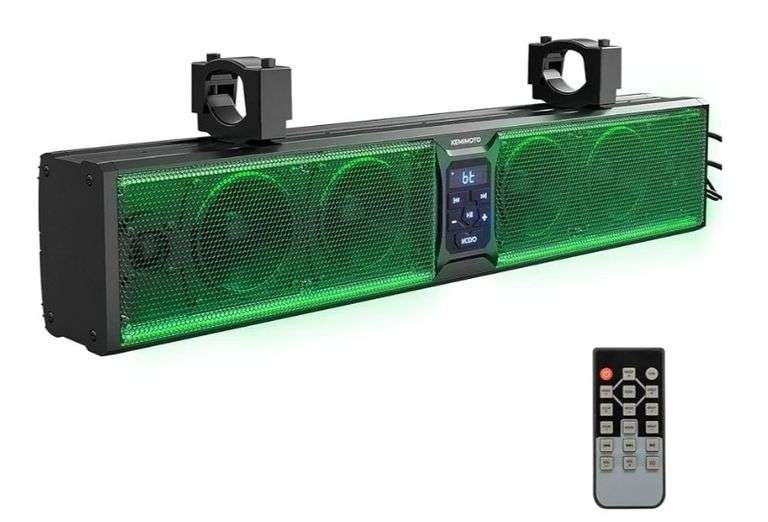 Kemimoto 6-Speaker UTV Sound Bar | Open Box - Rio Grande Trade