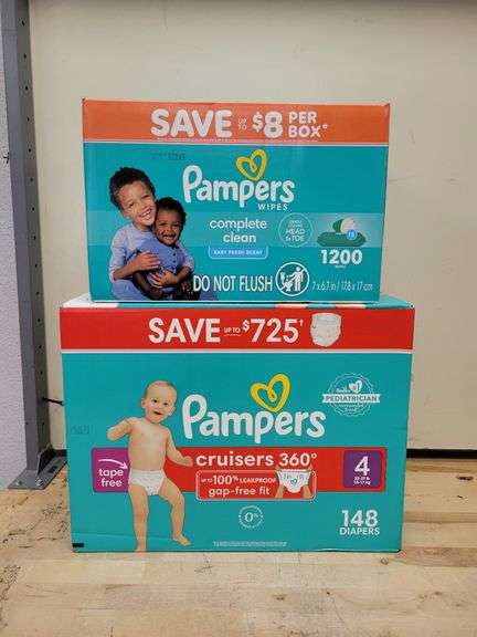 PAMPERS Items Set - Wipes; Diapers | Open Box - Rio Grande Trade