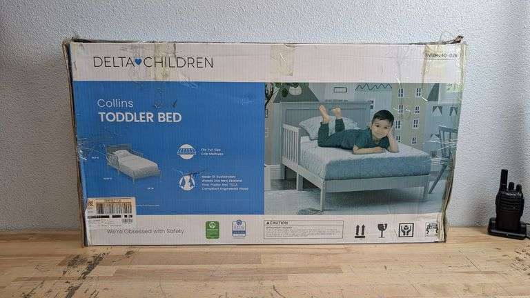 Delta Children Collins Toddler Bed | Open Box - Rio Grande Trade