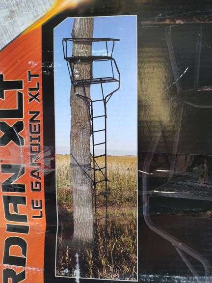BIG GAME 2-Person Ladder Tree Stand, 18'Tall, Seat 36.5"x12" | Open Box ...