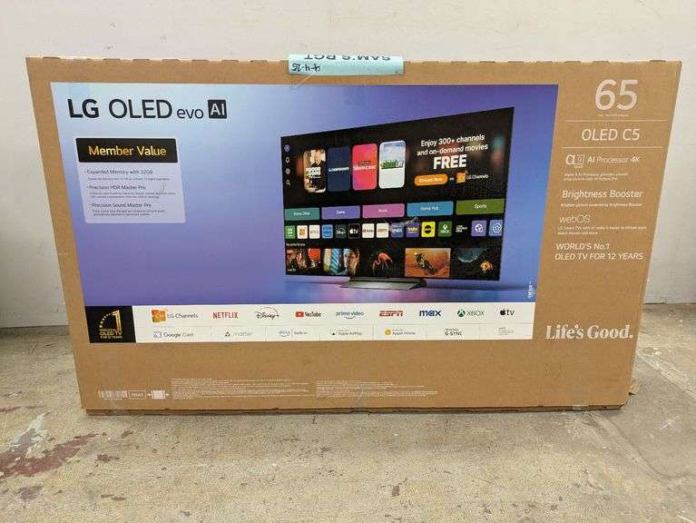 LG 65" Class LG OLED evo AI C5A 4K Smart TV, OLED65C5AUA | Open Box ...