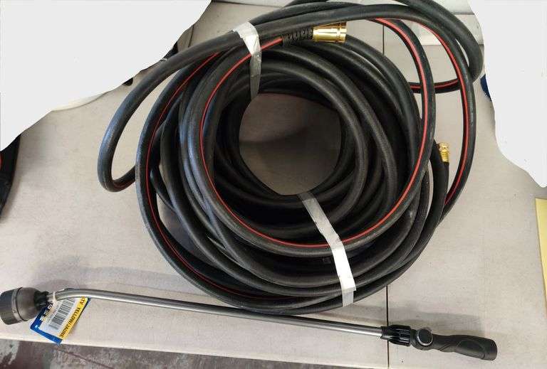 Water Hose & Orbit 8-Pattern Garden Watering Wand Bundle | Open Box ...