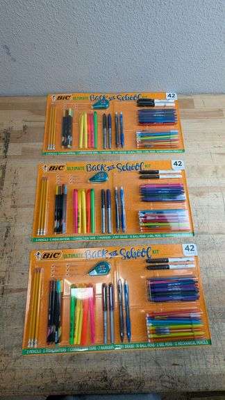 BIC Ultimate Back To School Kit 42 CT Set of 3. | Open Box - Rio Grande ...