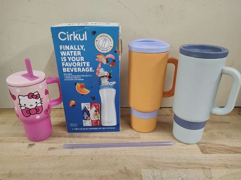 Reusable Water Bottles Bundle, 4ct | Open Box | (See Condition Notes ...