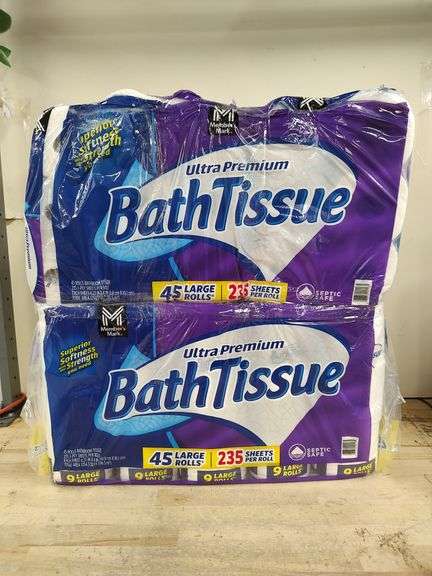 MEMBER'S MARK Premium Bath Tissue, 2 Packs -45* Rolls ea. | Open Box ...