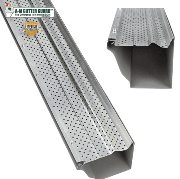 A-M Gutter Guard - Heavy Duty Lifetime Quality Aluminum Leaf & Debris ...