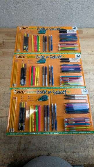 BIC Ultimate Back To School Kit 42 CT Set of 3. | Open Box - Rio Grande ...