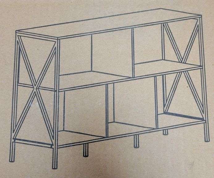 Five Plaid Bookcases | Open Box - Rio Grande Trade